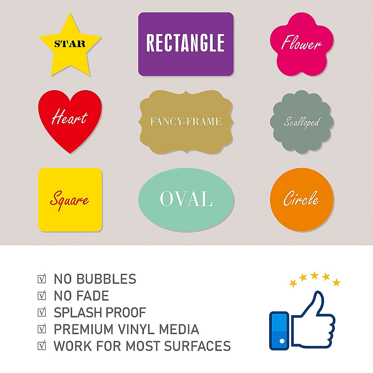 Personalized Labels - Customized Stickers with Any Design Image Logo Text,Custom Thank You Label Stickers, Business Logo,100 Labels (Circle,1.5"x1.5")