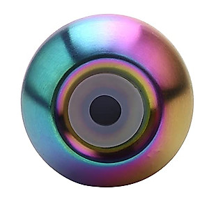 QULIT Stainless Steel Cruet Bottles Salt Shaker Cans Pepper Shakers Condiment Box Seasoning BBQ Rainbow No.0