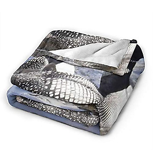 YUNIKER Blanket Loon Lake Duck Warm Super Soft Home Blanket Lightweight Plush Throw Blanket Microfiber Premium Sherpa Blanket for Couch Sofa Bed 80"" x60