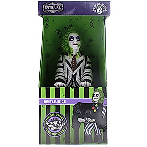 Exquisite Gaming: Warner Bros: Beetlejuice - Original Mobile Phone & Gaming Controller Holder, Device Stand, Cable Guys, Licensed Figure