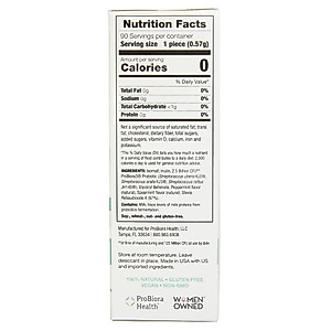 ProBiora Professional Strength Oral Probiotics for Teeth and Gums | Dental Probiotic for Oral Health | Bad Breath Treatment for Adults | Tooth Whitening | ProBiora3 Probiotic Blend | 90 Mint Tablets