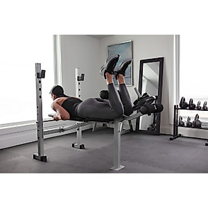 Weider Platinum Standard Weight Bench with Fixed Uprights and Integrated Leg Developer