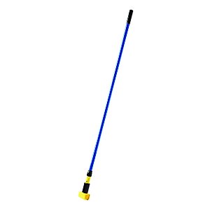 Rubbermaid Commercial Products Gripper Clamp-Style Wet Mop, 60-Inch, Blue, Fiberglass Handle, Heavy Duty Mop Head Replacement for Industrial/Household Floor Cleaning, Pack of 12