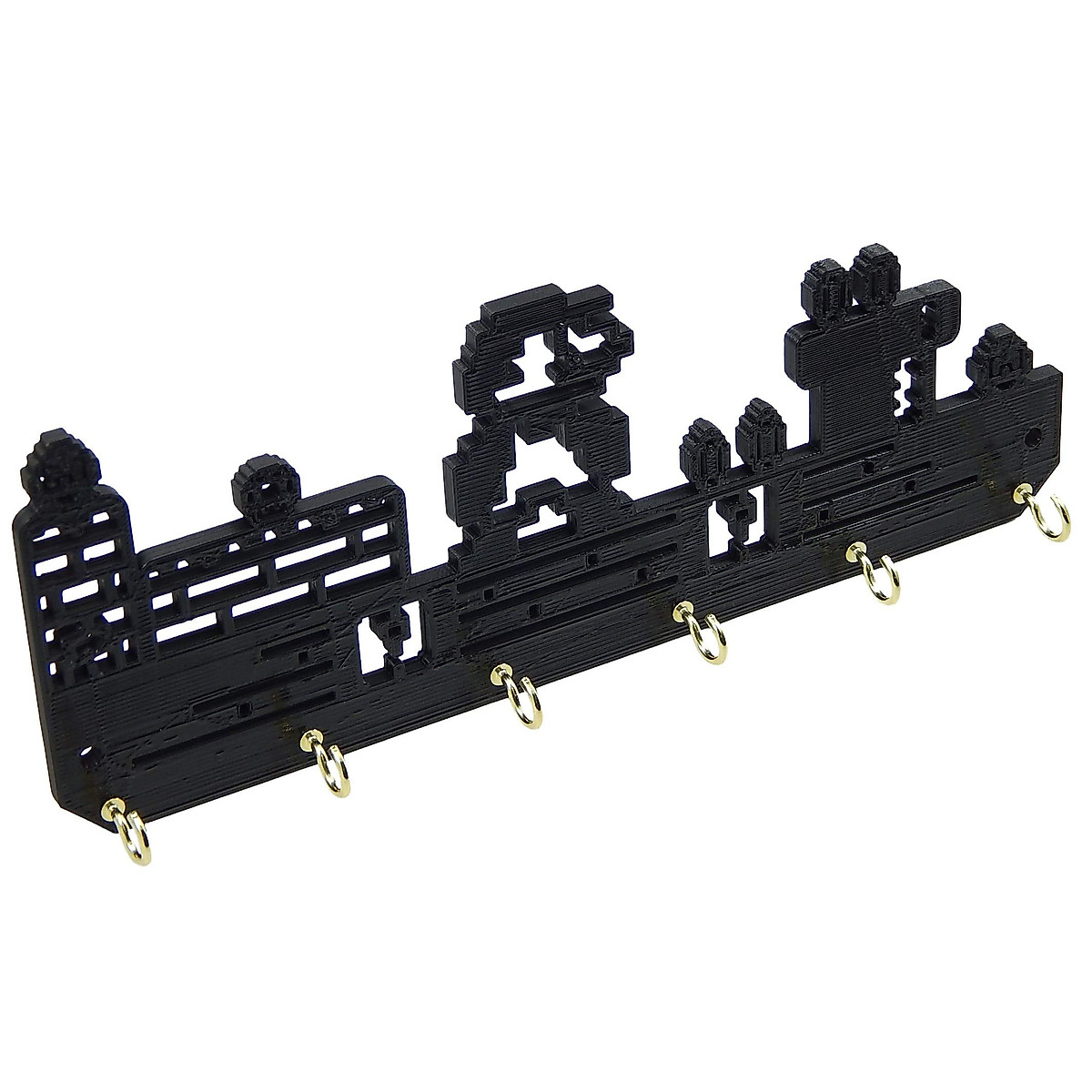 Medallurgy Video Gamer Wall Key Rack Holder Hanger Hooks Entryway Jewelry Organization Housewarming New Home Gift