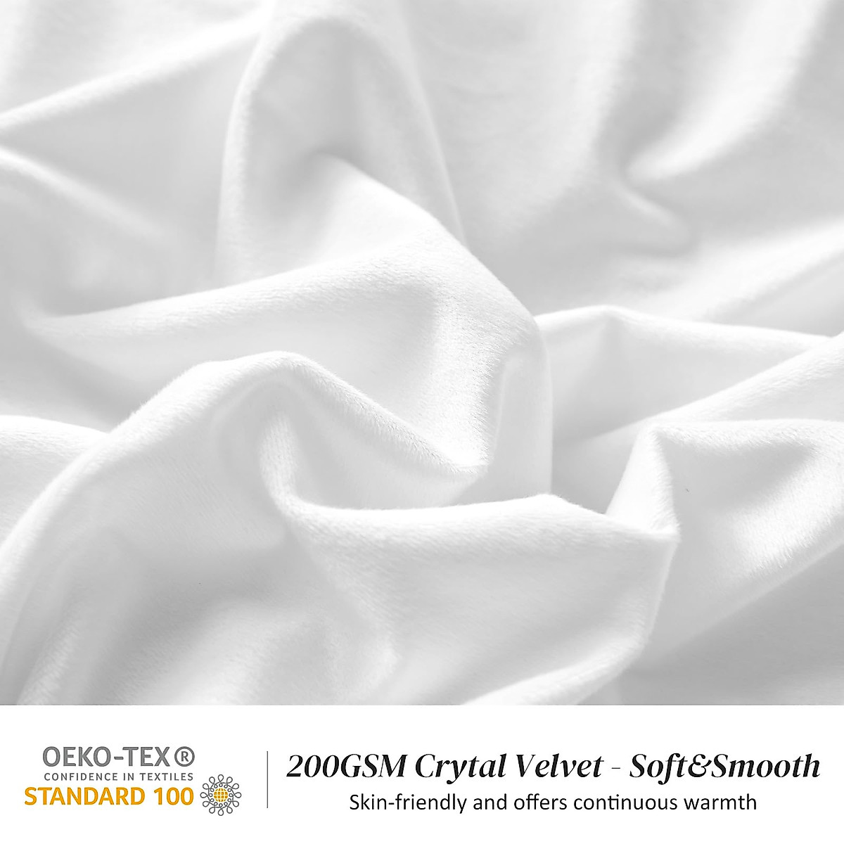 YIYEA Fluffy Duvet Cover Set - Ultra Soft Plush Faux Fur Comforter Cover Queen Size - Warm Fuzzy Velvet Bedding Sets for Winter - 3PC, 1 Duvet Cover & 2 Pillowcases (Crocodile Pattern)