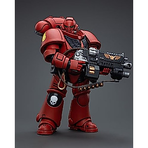 Pipigirl JoyToy Warhammer 40K Space Marine Genuine License 1/18 Soldier, 4inch Models Space Marines Action Figures Kits (Blood Angels Intercessors)