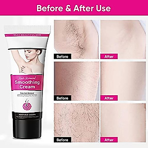 Hair Removal Cream, Painless Hair Remover Depilatory Cream for Underarms Bikini Pubic and Body Fast & Effective Suitable for Women