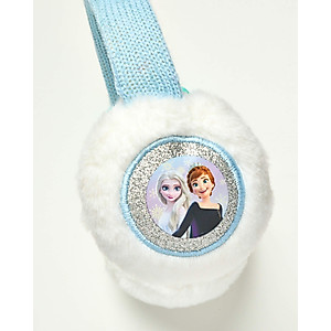 Disney Girls Frozen Elsa & Anna and Minnie Mouse Earmuff and Gloves Set (Age 4-7)