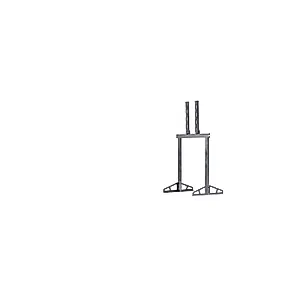 Playseat Floor TV Stand | Single Screen Monitor Mount | Supports Screens from 15 to 65 inches | Curved Screens up to 48 inches | Suitable for TVs & PC Monitors | Adjustable Height & Distance