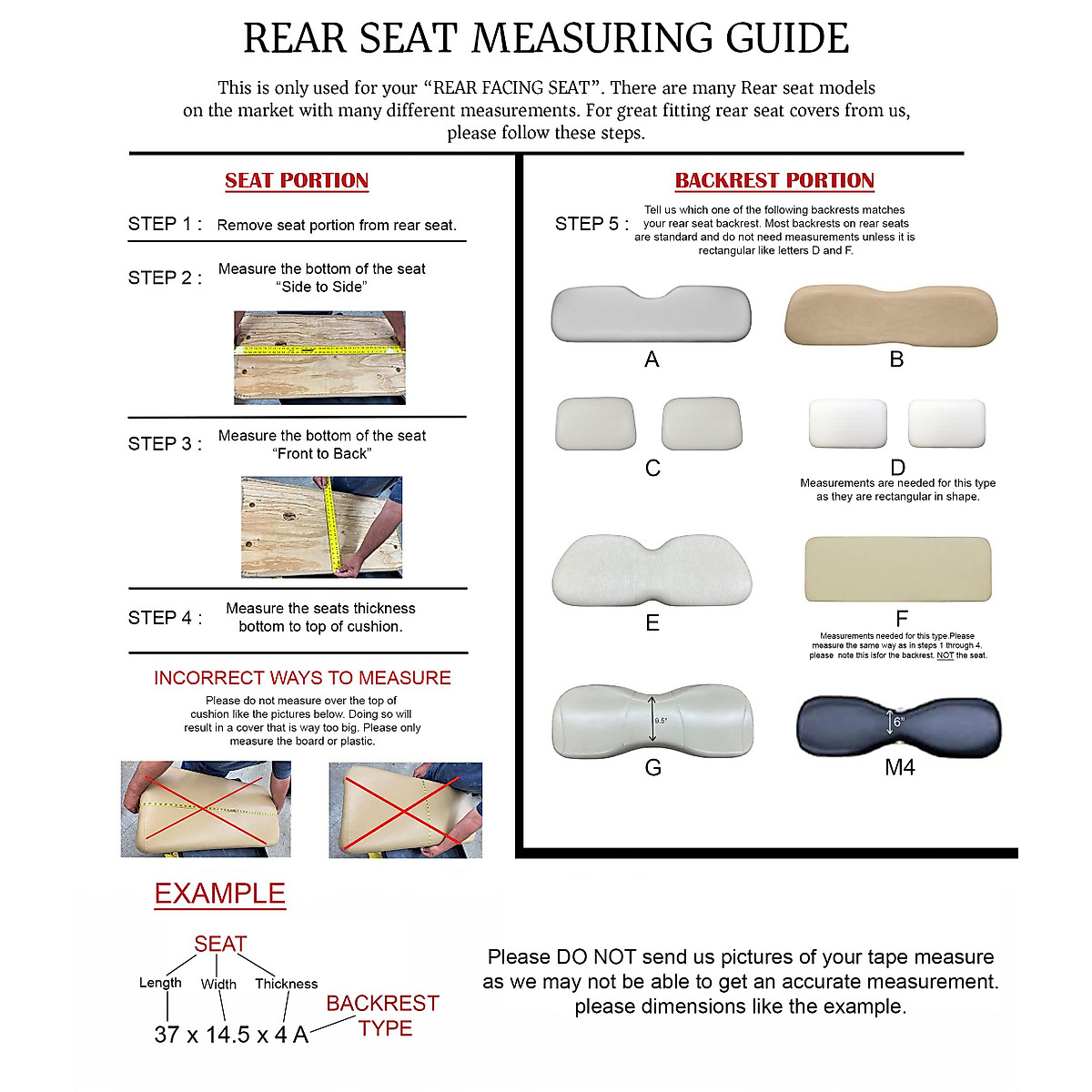 Club Car Precedent "STAPLE ON" Golf Cart Seat Cover With Matching Rear Facing Seat Cover (2 Stripe)