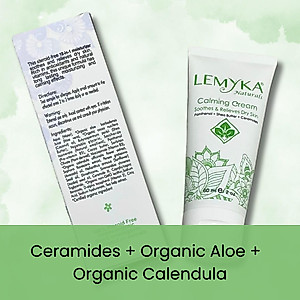 LEMYKA Eczema Flare Defense Natural Calming Cream - 3 Pack Bundle, for Infants, babies, kids, and adults with Eczema (Atopic Dermatitis), Dry Itchy Patches, Skin Rashes, Steroid Free