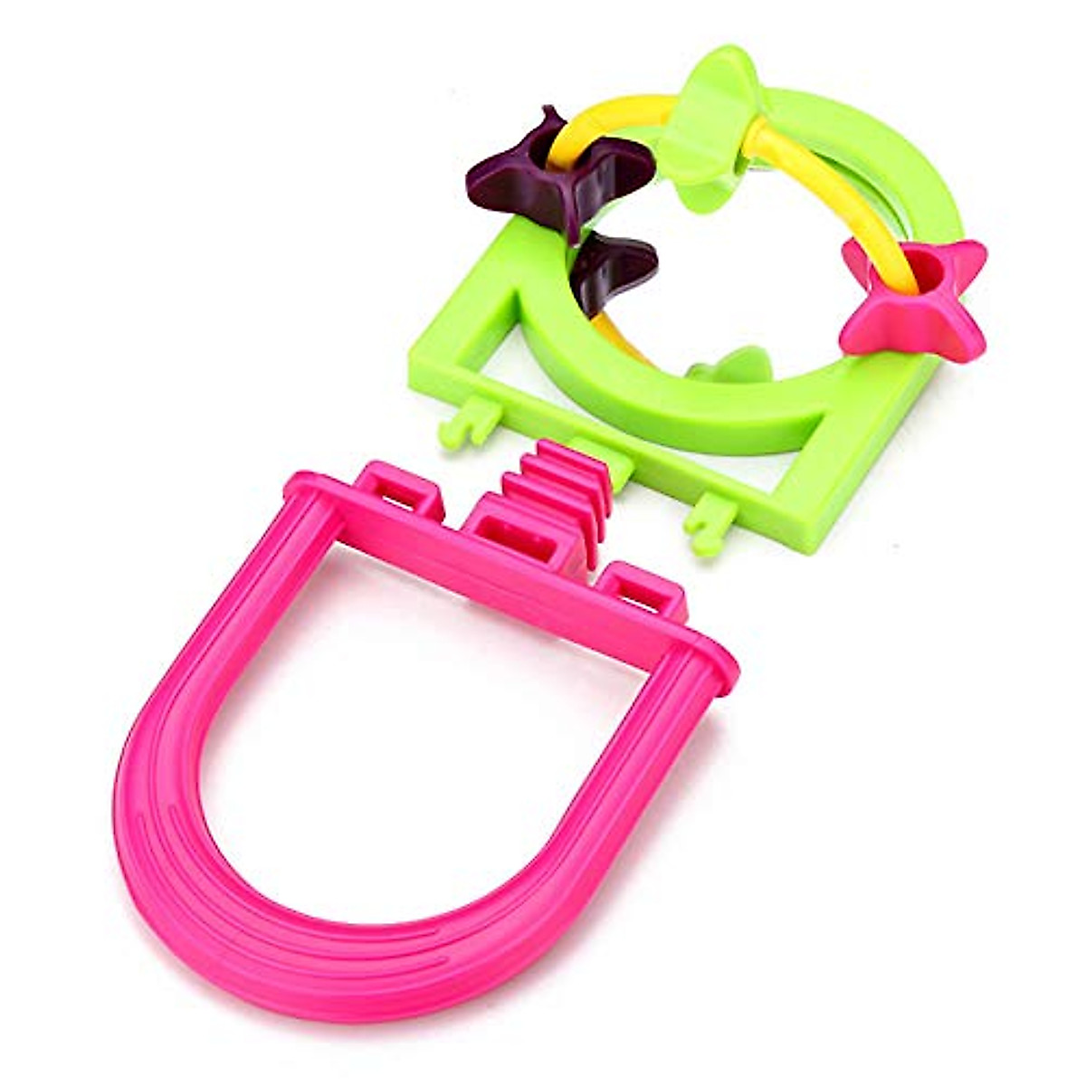 Bird Mirror Toys with Paddle Wheels and Perch for arrot Budgies Parakeet Cockatiels Conure Lovebirds