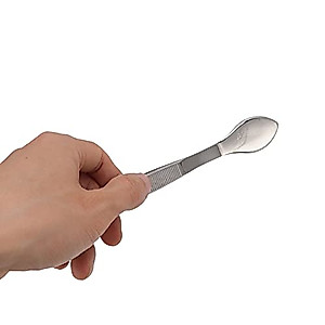 Bonsai Tweezers, Rustproof Bonsai Spatula Tweezers Soil Loosening Tool Straight Tip Easy Maintenance for Courtyard