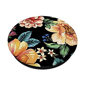 Vintage Floral Pattern Phone Popper PopSockets Swappable PopGrip