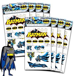 Batman Stickers Party Favors Bundle - 200 Batman Stickers for Kids Featuring Robin, Harley Quinn, The Joker and More for Arts and Crafts, Party Favors (Batman Toys Party Supplies)