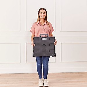 ECR4Kids - ELR-0550B-BL MemoryStor Universal Rolling Cart and Organizer Bag Set, Blue