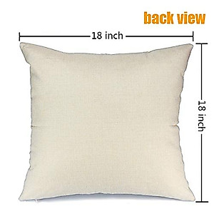 Easter Outdoor Pillow Covers, 18 x 18 inch Set of 4 Waterproof Throw Pillow Cases, Bunny Cushion Decor for Home Outside Patio Front Porch House Farmhouse B