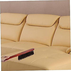 OKUMEYR Long Handle Bed Brush Car Cleaning Hand Brush Home Cleaning Brushes Cleaning Brush Whisk Broom Hand Broom Dust Remover Brush Dust Broom Small Broom Handheld Broom Wood Brown