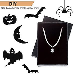 Lusofie 12Sheets Self Adhesive Felt Sheets Sticky Back Felt Fabric for House Adorning for Jewelry Box and Drawer Liner, Art and Craft Making