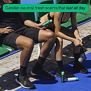 OffCourt Natural Body Spray for Men with Prebiotics - Deodorizing Mens Body Spray - Aluminum-Free Spray Deodorant for Full-Body Use - Multi-Pack with Sandalwood and White Musk, 3.4 Ounce (Pack of 2)