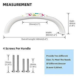 Pull Handle Fence Handle Long Cabinet Handles for Interior, Closet, Drawer, Outdoor, Garage, Dinosaur Pattern