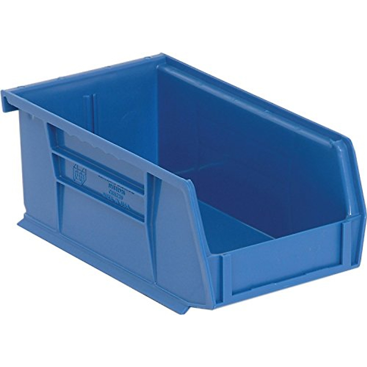 Quantum Storage K-QUS220BL-20 20-Pack Stack and Hang Plastic Bin Storage Containers, 7" x 4" x 3", Blue