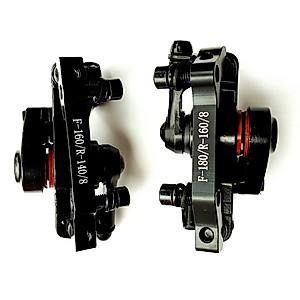 WIROJ BlueSunshine MTB BB8 Mechanical Disc Brake Front and Rear 160mm Whit Bolts and Cable