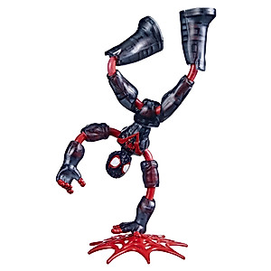 Spider-Man Marvel Bend and Flex Missions Miles Morales Space Mission Action Figure, 6-Inch-Scale Bendable Toy, Toys for Kids Ages 4 and Up