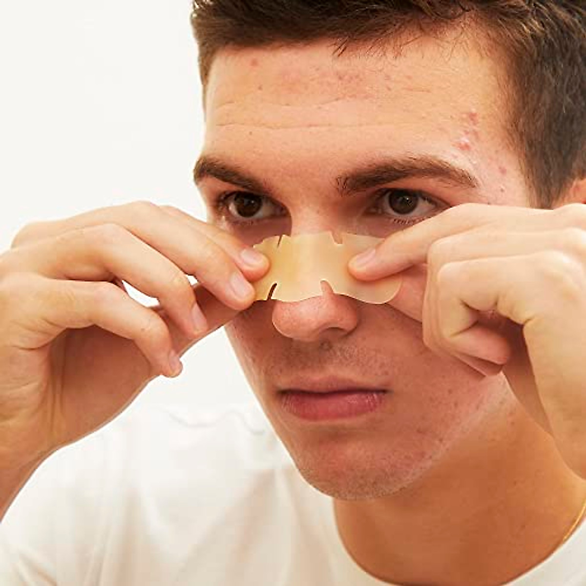 PEACE OUT Skincare Pores. Hydrocolloid Pore-Refining Nose and Face Strips with Vitamin A to Shrink Enlarged Pores and Remove Excess Oil (4 pore and 4 nose strips)