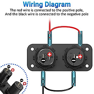 12 Volt USB Outlet Cigarette Lighter Socket: Ouffun Aluminum Metal 54W Multi QC3.0 Car USB Port with Power Switch DC 200W Waterproof Plug Car 12V Socket Charger Outlet Panel for Car Boat Marine RV ect