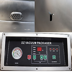 INTBUYING Single Chamber Vacuum Packaging Machine DZ500 Vacuum Seal Machine Stainless Steel Vacuum Sealing Machine Packaging Sealer 20inch Sealing Length 110V