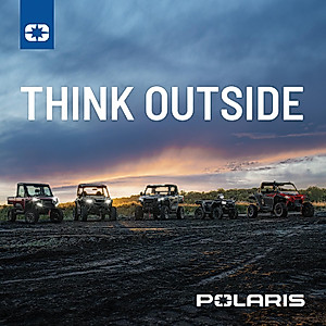 Polaris Rear ATV Cargo Box, Gloss Black, for Specific Models, Ample Storage, Genuine OEM Part, Great for Food, Drinks, Gear, Tools, Camping, Farming, Fishing, Trail Riding, Tailgating - 5450078-070