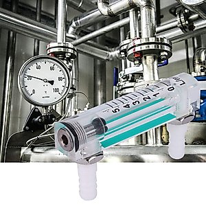YWBL-WH Flow Meter 1~5LPM Oxygen Carbon Dioxide Measurement Flow Meter Air Flow Meter Air Oxygen Flow Meter LZQ-1, Manual Valve