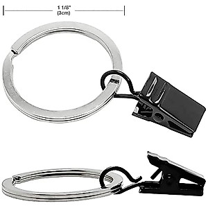 LimoStudio [Set of 10] Metal Ring Clips for Studio Backdrop Background, Compatible with Backdrop Stands, Background Support Stand, Curtain Ring, Drapery Ring Clip, AGG3231