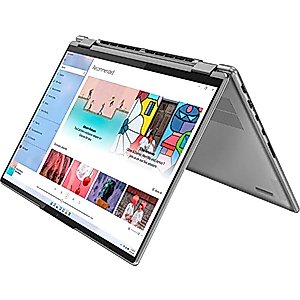 Lenovo 2022 Yoga 7i 2-in-1 Laptop 16" 2.5K Touchscreen Intel EVO Platform 12th Core i7-1260P Iris Xe Graphics 16GB LPDDR5 1TB SSD WiFi 6E Thunderblt4 HDMI Backlit Fingerprint Windows 11 Pro w/ RE USB