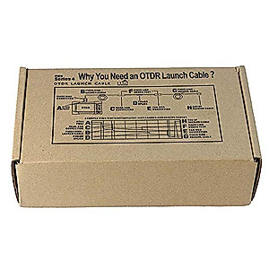 Etayson Fiber Optic OTDR Launch Cable Box G652D Singlemode 9/125 SC/UPC-SC/APC Connector Dead Zone Eliminator Fiber Box (1000M)