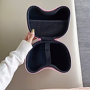 PERFECTSIGHT Carrying Travel Storage Case Compatible with Switch Pro Controller, PS5/ PS4 Controller, Xbox Controller, Portable Compact Hard Shell Protective Cover Bag for Kirbi Fans