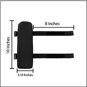 Zero Gravity Chair Cushion for Foot Rest Bundle with Arm Rest-Standard Size