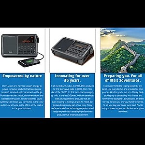 Eton - Elite Executive AM/FM/Aircraft Band/SSB/Shortwave Radio, Radio Data System (RDS), 700 Presets, Single Side Band, Clock and Sleep Timer, Shortwave and Longwave, Commitment to Preparedness