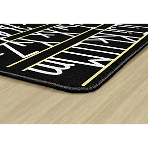 Flagship Carpets Handwriting Samplers ABC Children's Floor Area Rug for Indoor Classroom or Home Learning Area, Kids Room or Educational Play Mat, 7'6" x 12', Rectangle