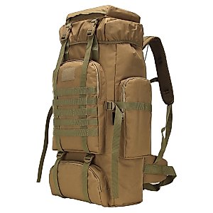 King'sGuard 70L Camping Hiking Backpack Tactical Backpack Military Molle Rucksack Backpack for Outdoor
