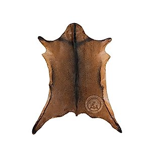 Sunshine Cowhides Genuine Goatskin Rug Goat Skin Goat Hide Goat Skin Rug Exotic 2 x 3 ft.