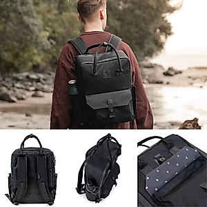 Langly Sierra Camera Backpack: A Modern & Travel-friendly Photography Backpack Compatible With Both 18in Laptop & any Camera Type 24L (Black)