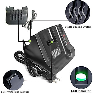 ANOITD 40V MAX Battery Fast Charger LCS40 LCS36 Replacement for Black and Decker 36V 40V Max Lithium Ion Tool Battery LBXR36 LST540 LBX2040 LCS1240 LBX1540 Compatible with Black Decker 40 Volt Charger