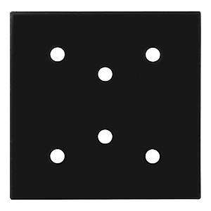 CURT 83607 6 x 6-Inch Powder-Coated Steel Tie Down Anchor Backing Plate
