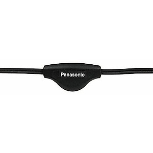 Panasonic Stereo Headphones On Ear Headphones with XBS Port, Integrated Volume Controller and Lightweight Foldable Design - RP-HT227-K (Black & Silver)