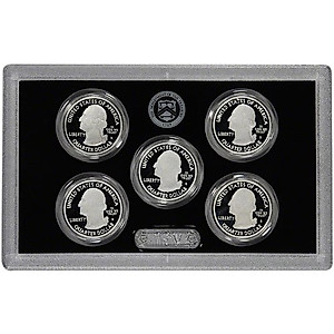 2012 S US Mint Quarters Silver Proof Set