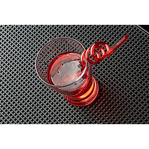 WISHMART Black Bar Mats Set of 2 (12x6 Inches) | Drying, Durable and Stylish Spill Mats for Bars, Restaurants, Coffee Shops, Bar Mats for Countertop and Table Top, Non-Spill & Non-Toxic Mats