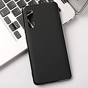 Chinese Style Soft Case Lulumi Phone Case for LG V60 ThinQ 5G, Back Cover Durable Anti-Knock Original Shockproof for Girls Silicone for Man Cover Tassel Waterproof, Black TPU Soft Case