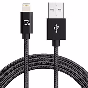 LAX iPhone Charger Lightning Cable - MFi Certified Durable Braided Apple Lightning USB Cord for iPhone 11/11 Pro Max/XS Max/X/iPad, iPod & More